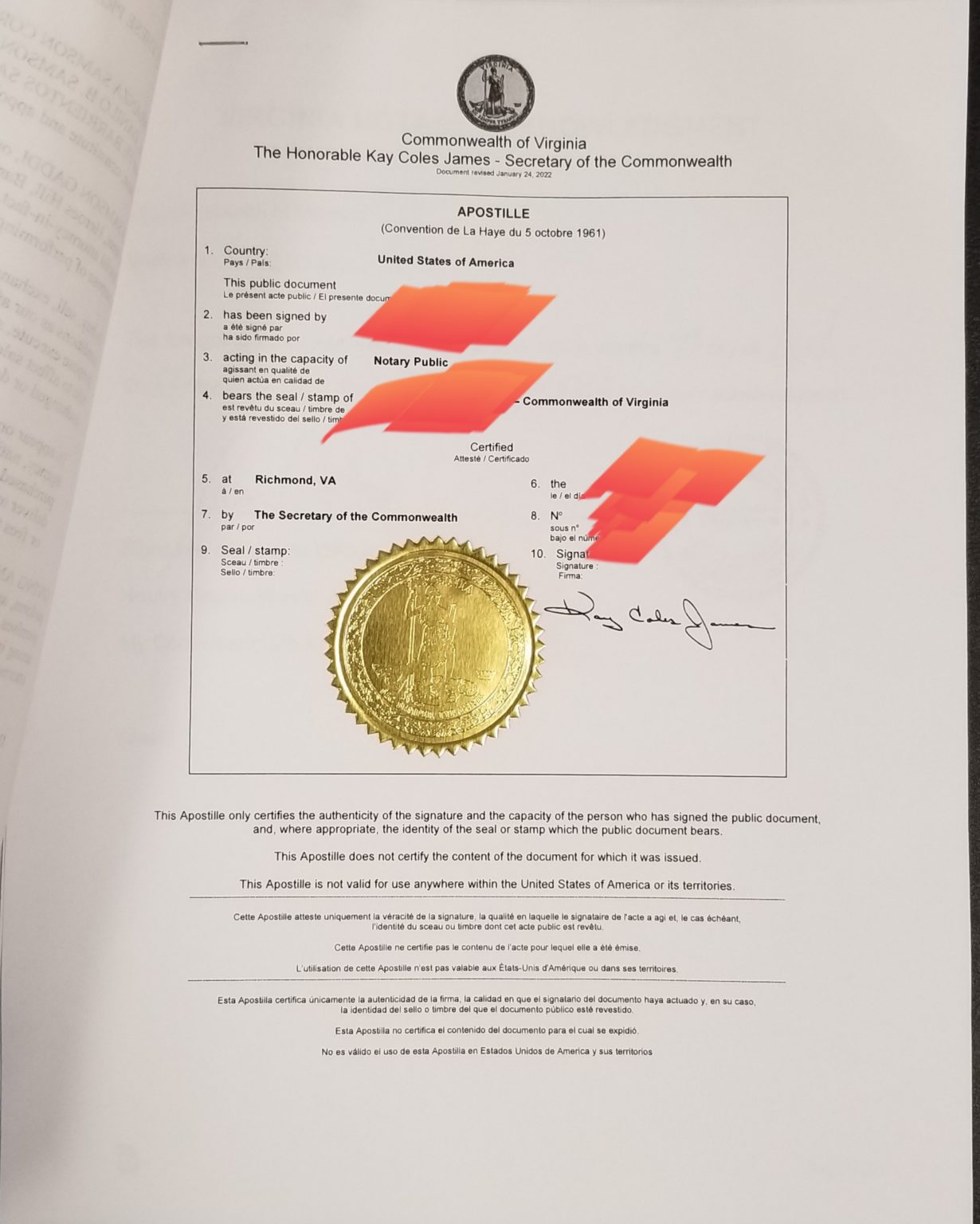 Public Notary Apostille Authentication West Covina, Los Angeles County