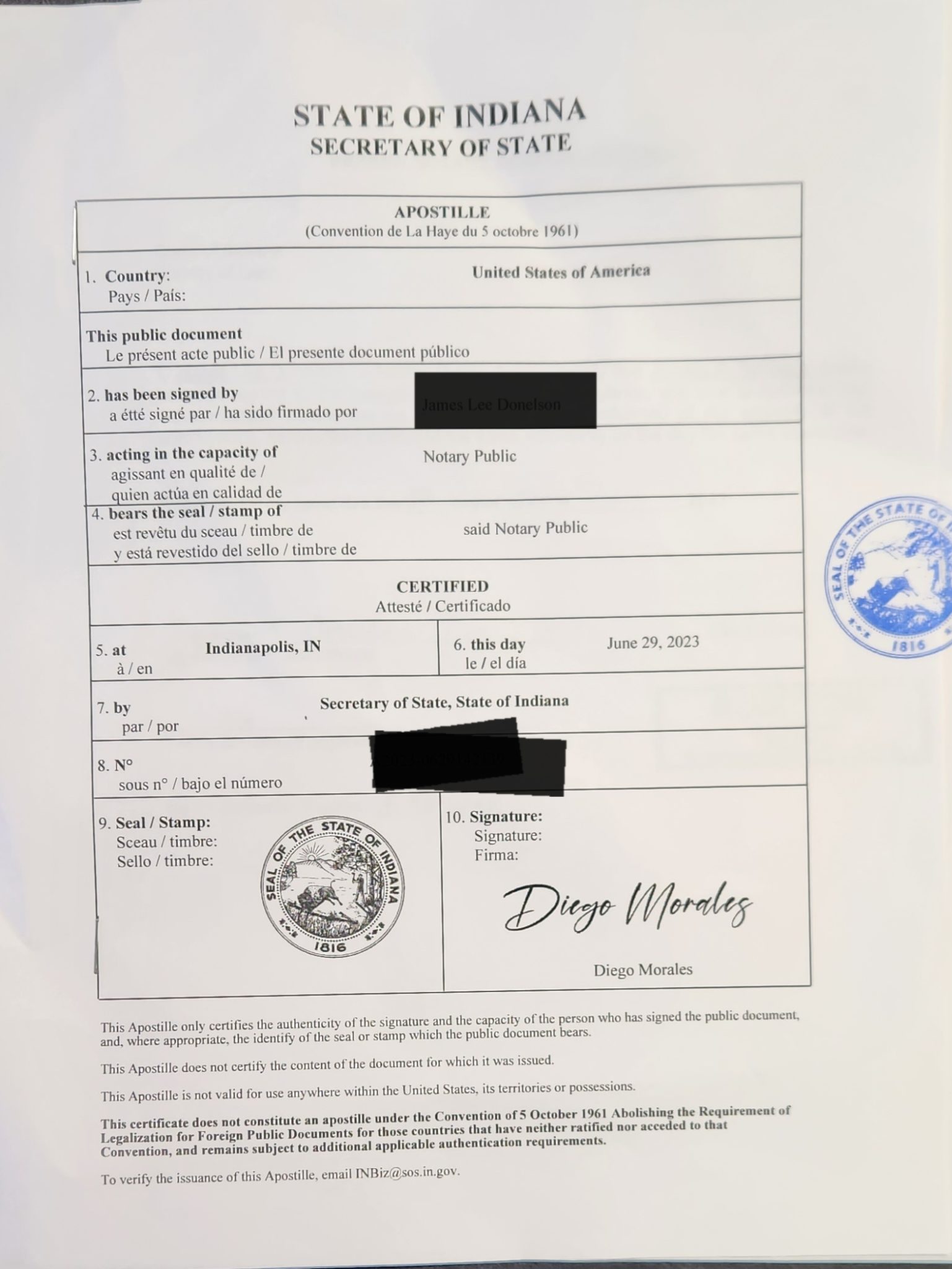 Public Notary Apostille Authentication West Covina, Los Angeles County